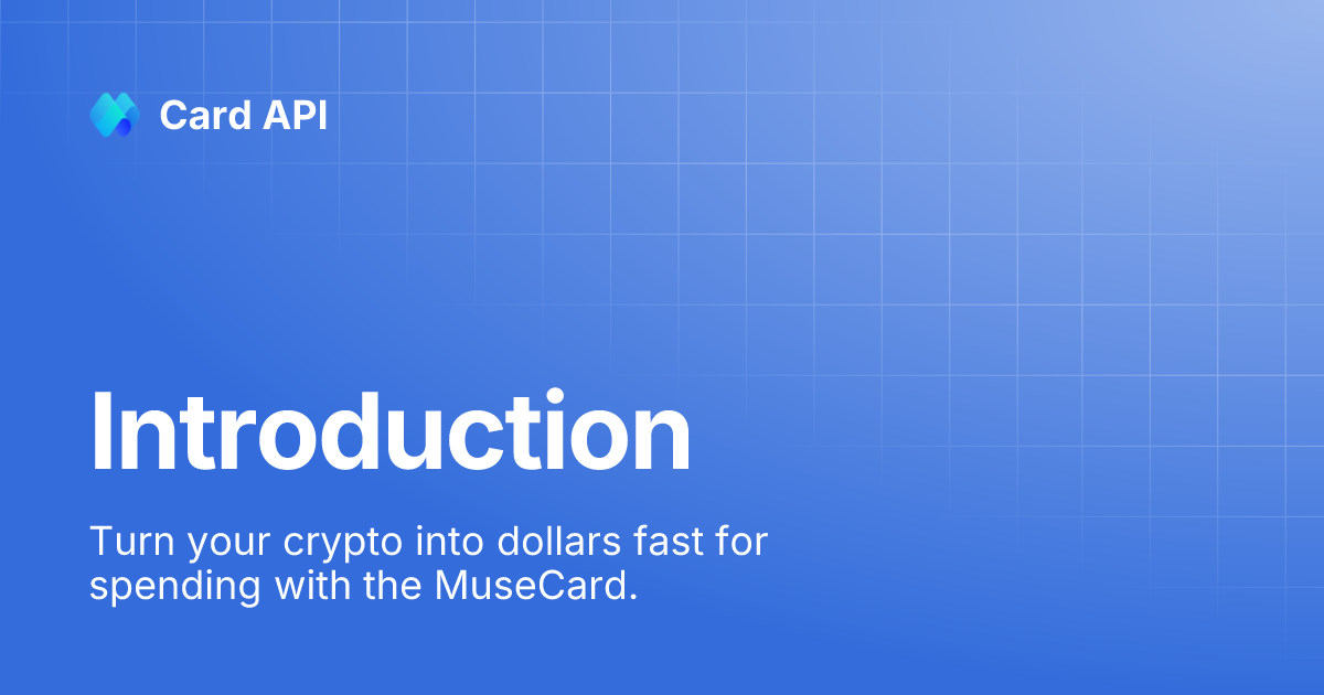 Introduction | Card API